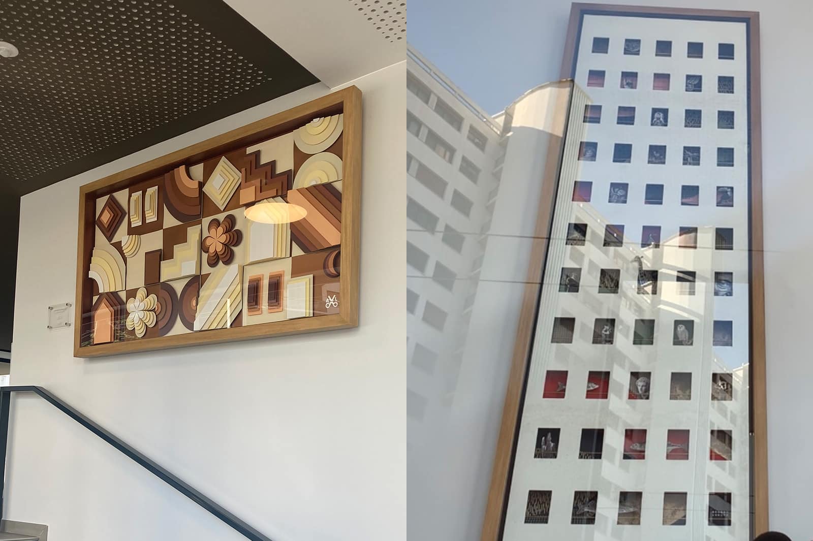 1 immeuble, 1 œuvre : Axelle Fernandez et France Mermet - omart